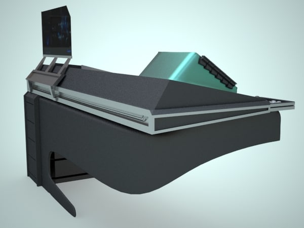 control desk 3d model
