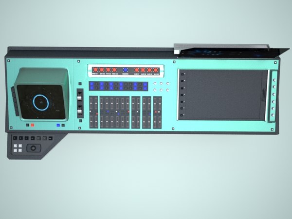 control desk 3d model