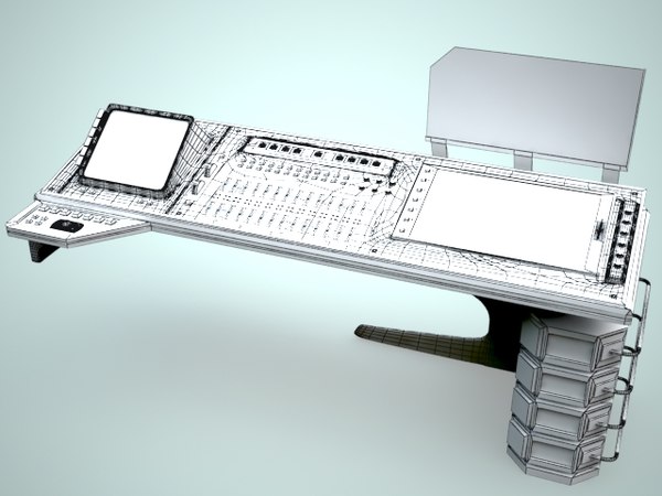 control desk 3d model
