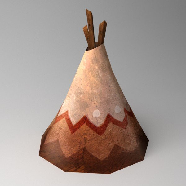 tipi 3d model