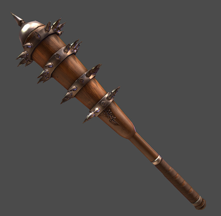 medieval club 3d max