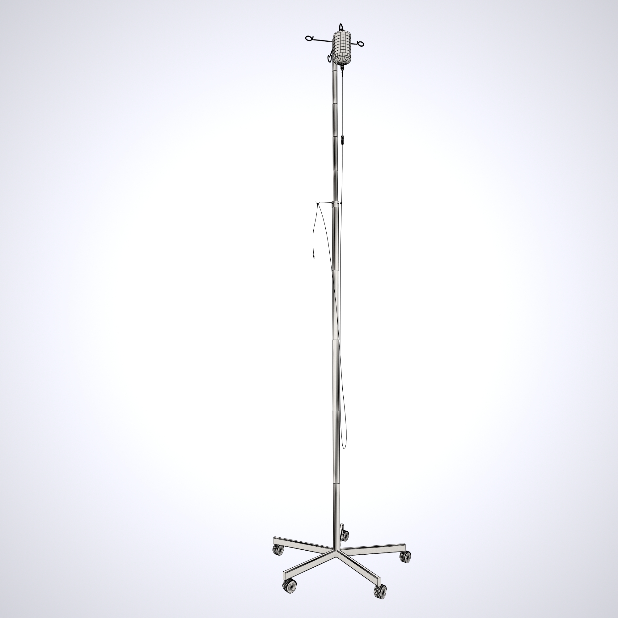 3d model intravenous line iv