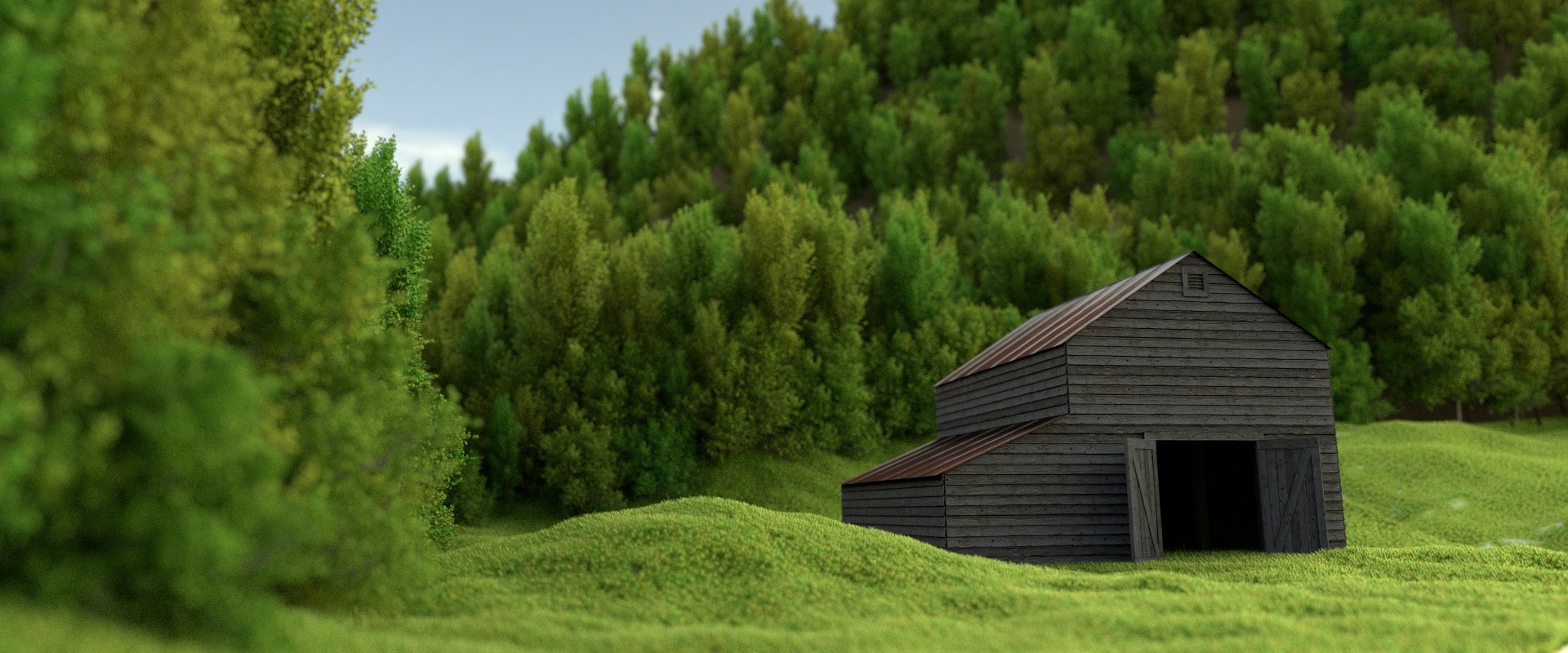 3d barn model
