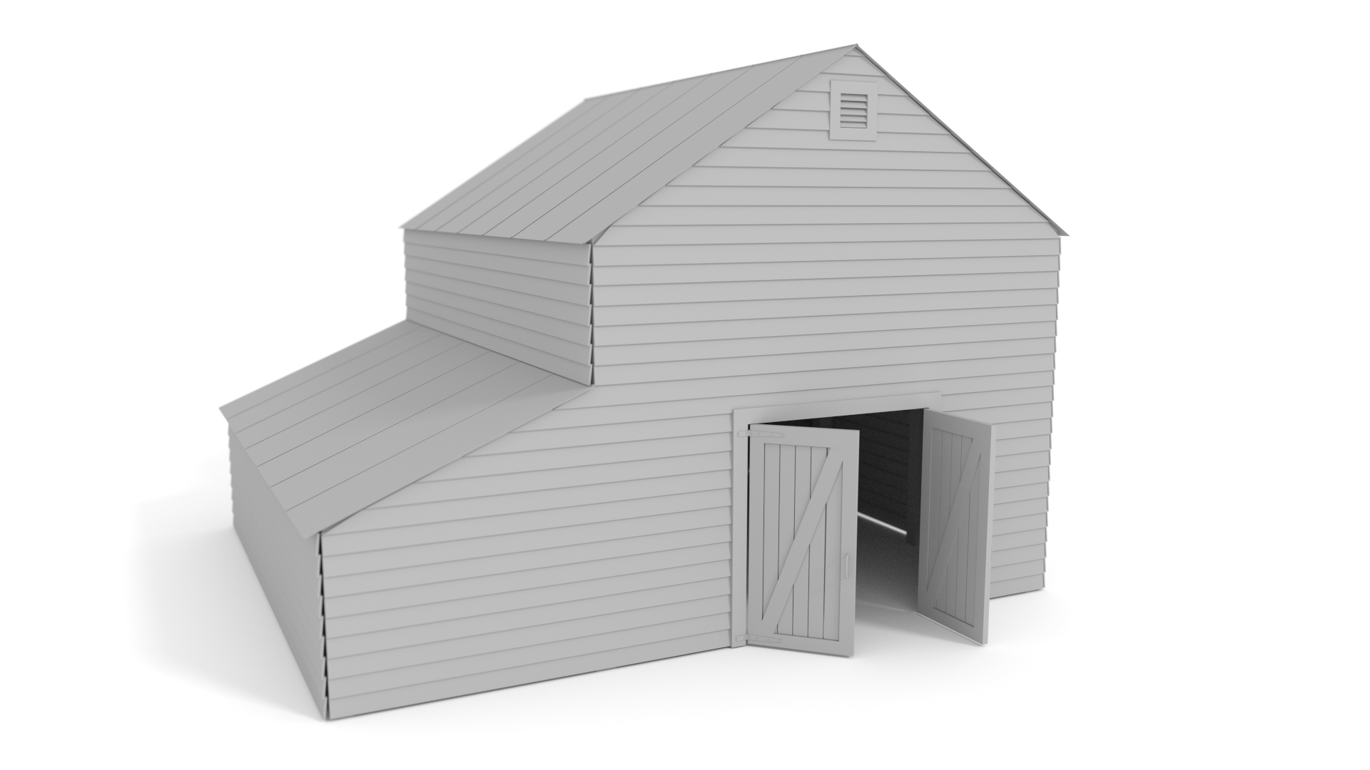 3d barn model