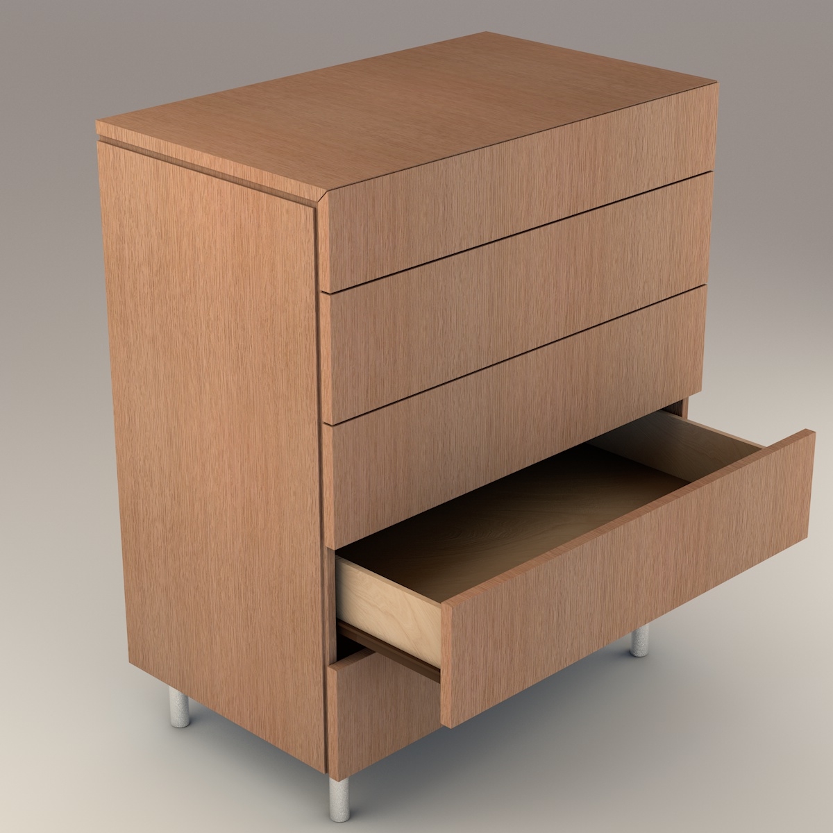 modern drawers 3d model