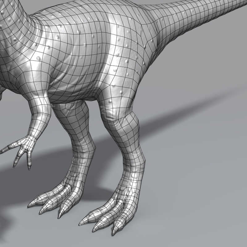 dinosaur allosaurus 3d model