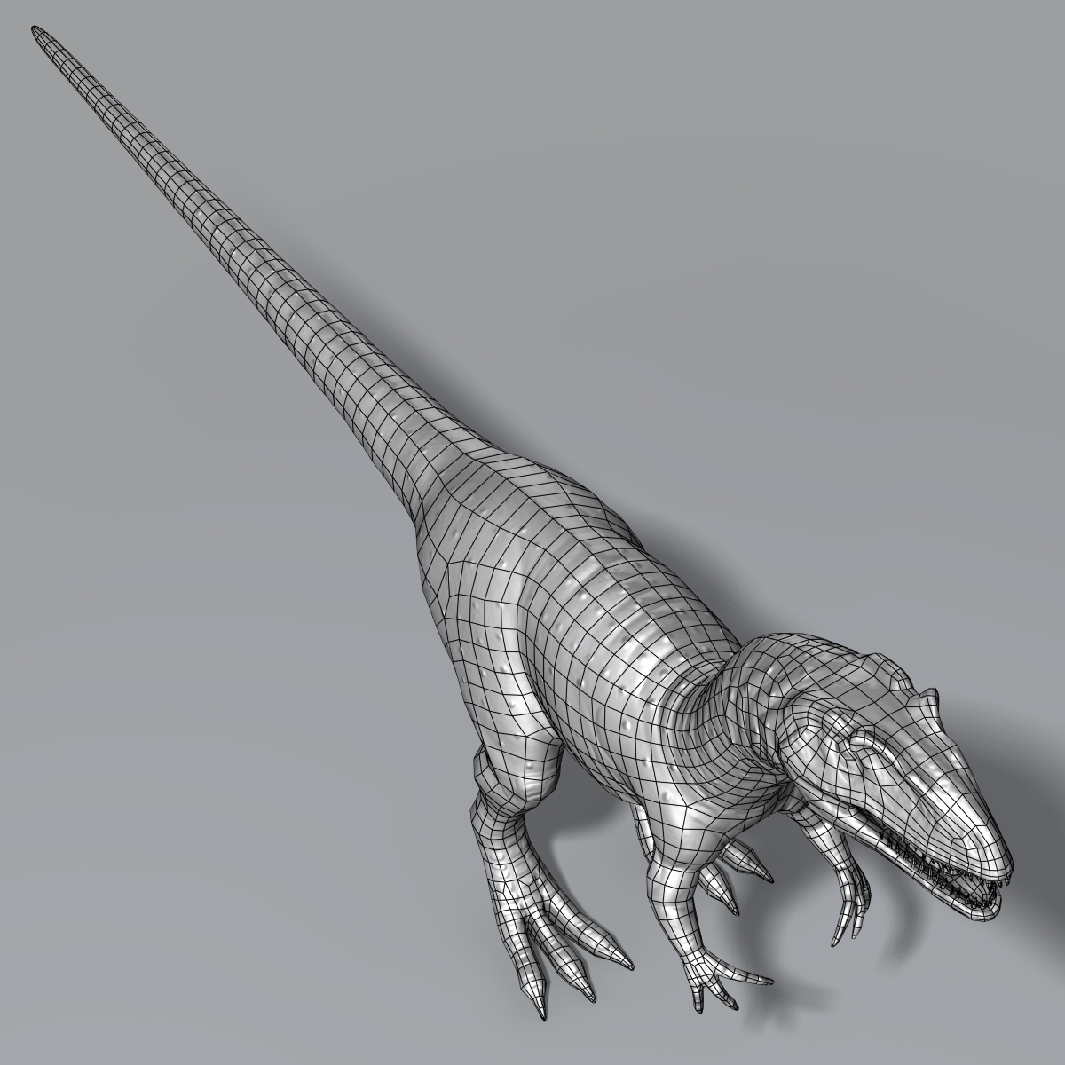 dinosaur allosaurus 3d model
