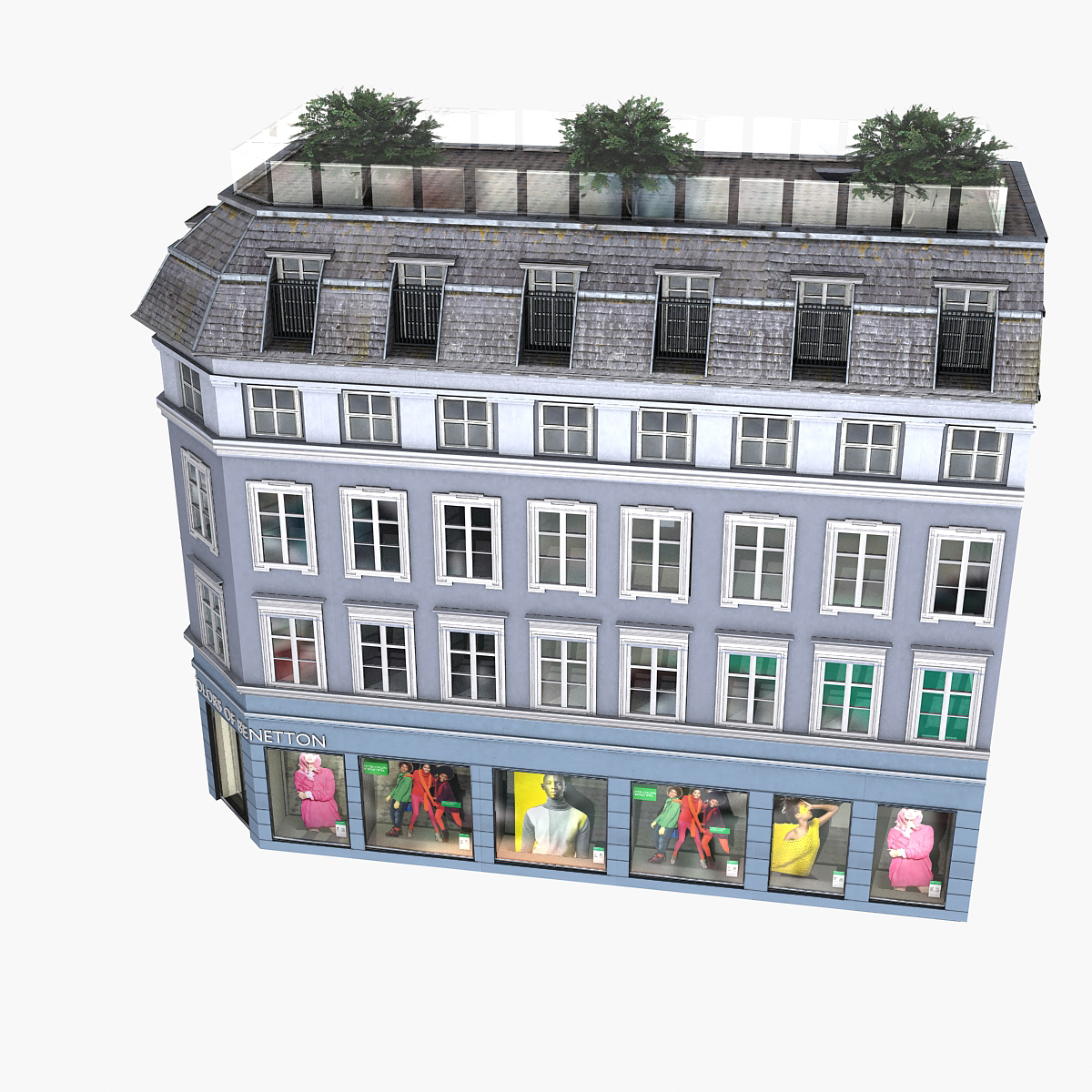 3ds realistic building