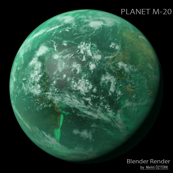 planet m-20 m 3d model
