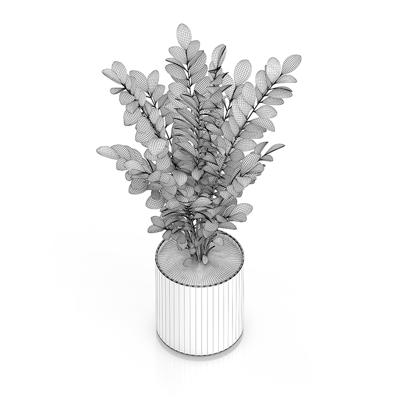 3d plant pot model