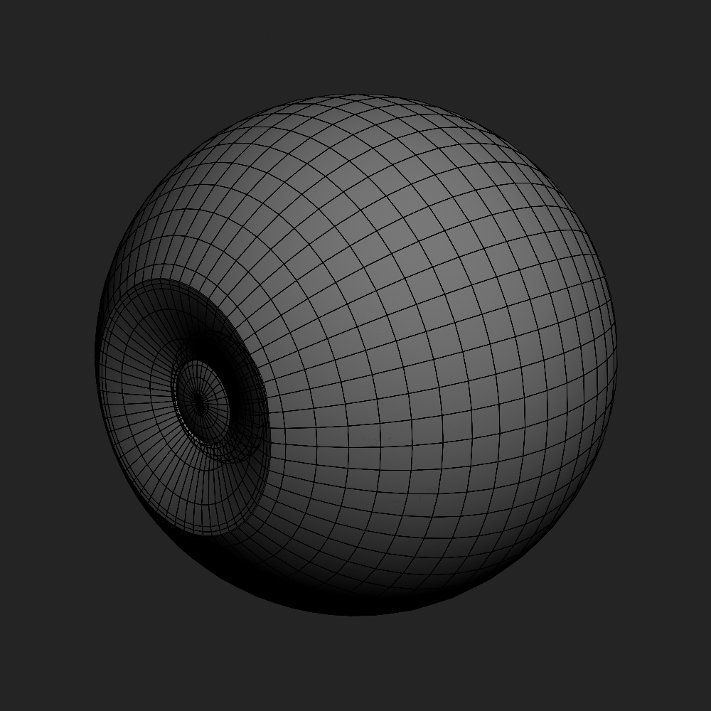 3d model eyes human realistic eyeball