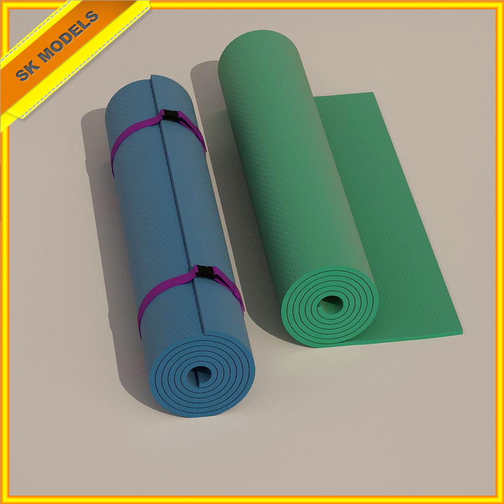 3ds max yoga mats exercise