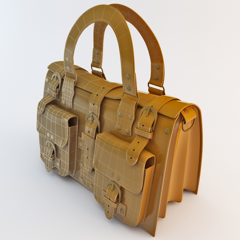 handbag accessories 3d model