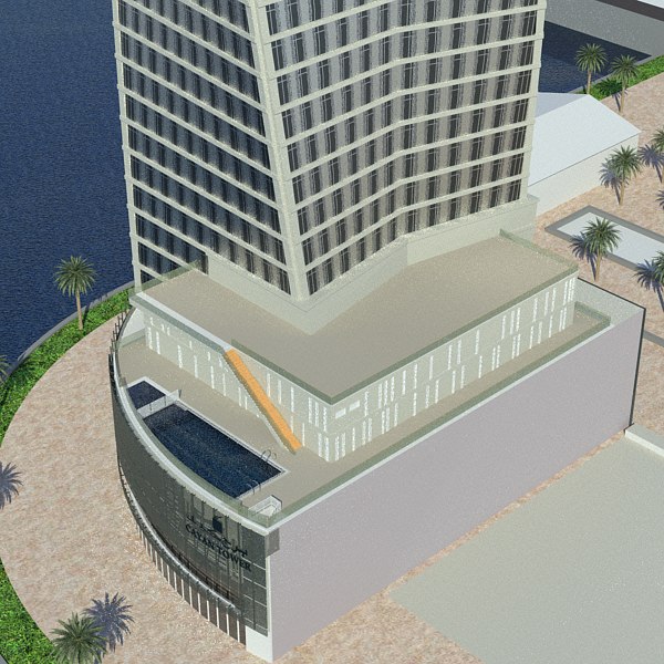 3d model cayan tower