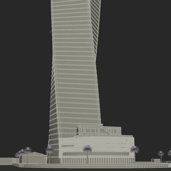 3d model cayan tower