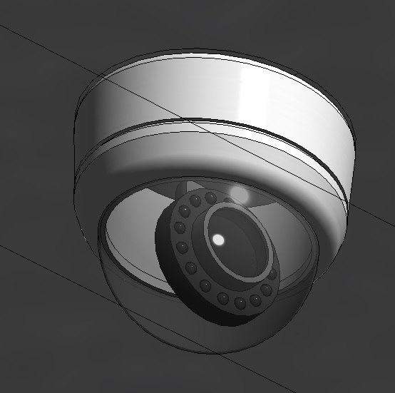 Building Revit Family cctv camera families