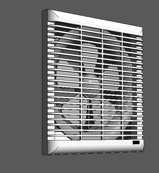 Building Revit Family exhaust fan families