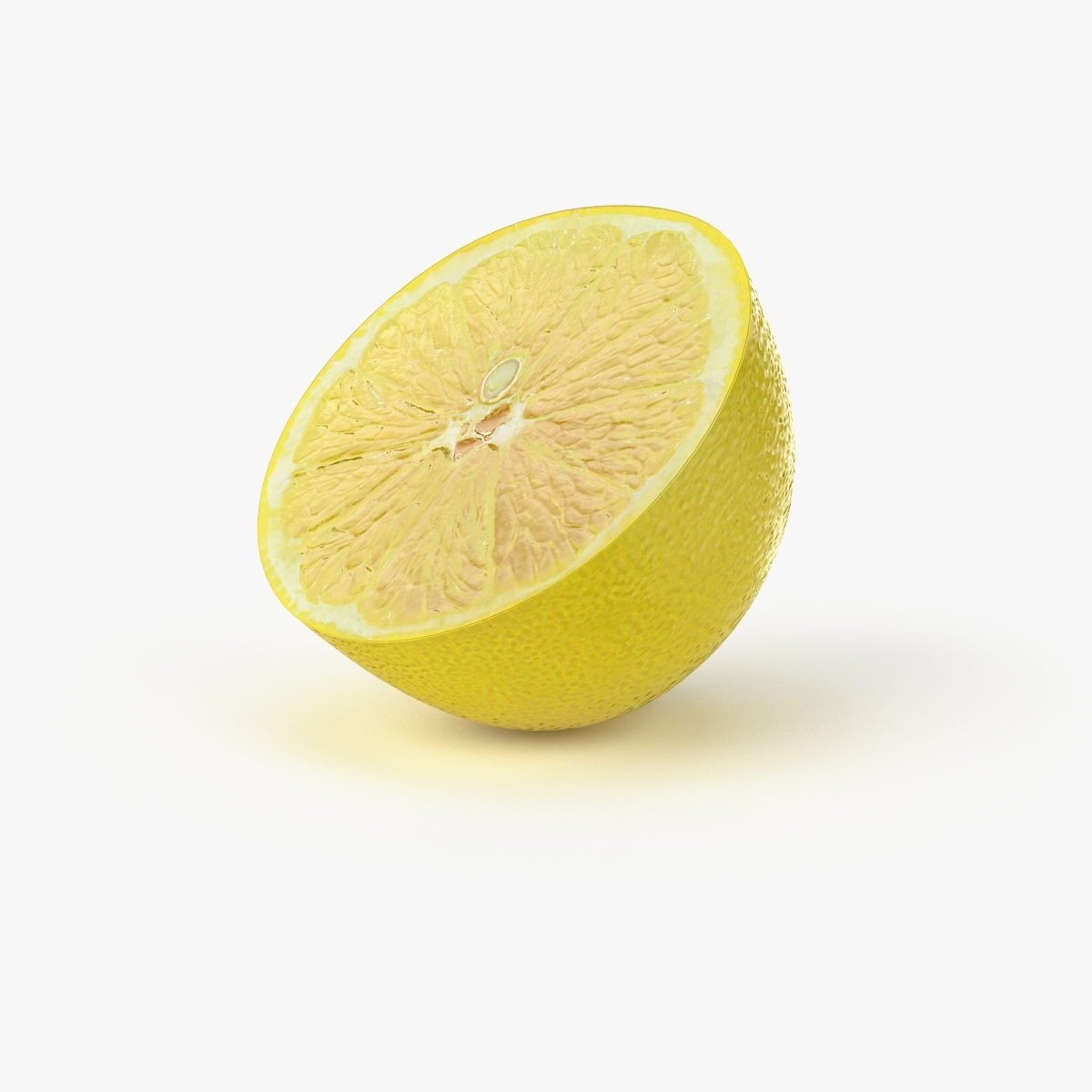realistic lemon fruit real 3d max