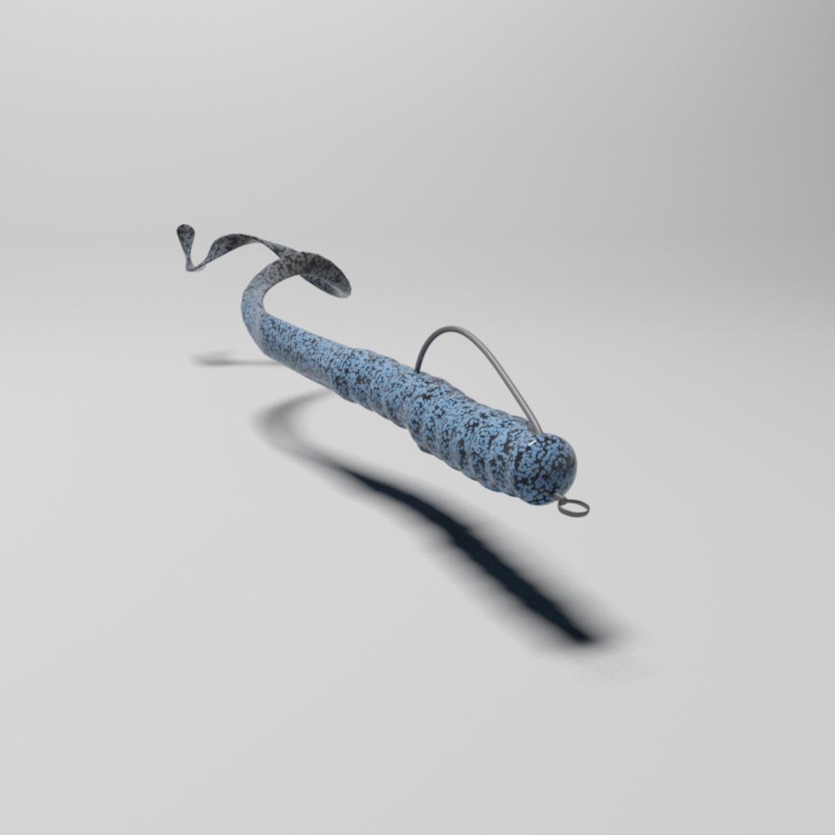 plastic worm 3d model