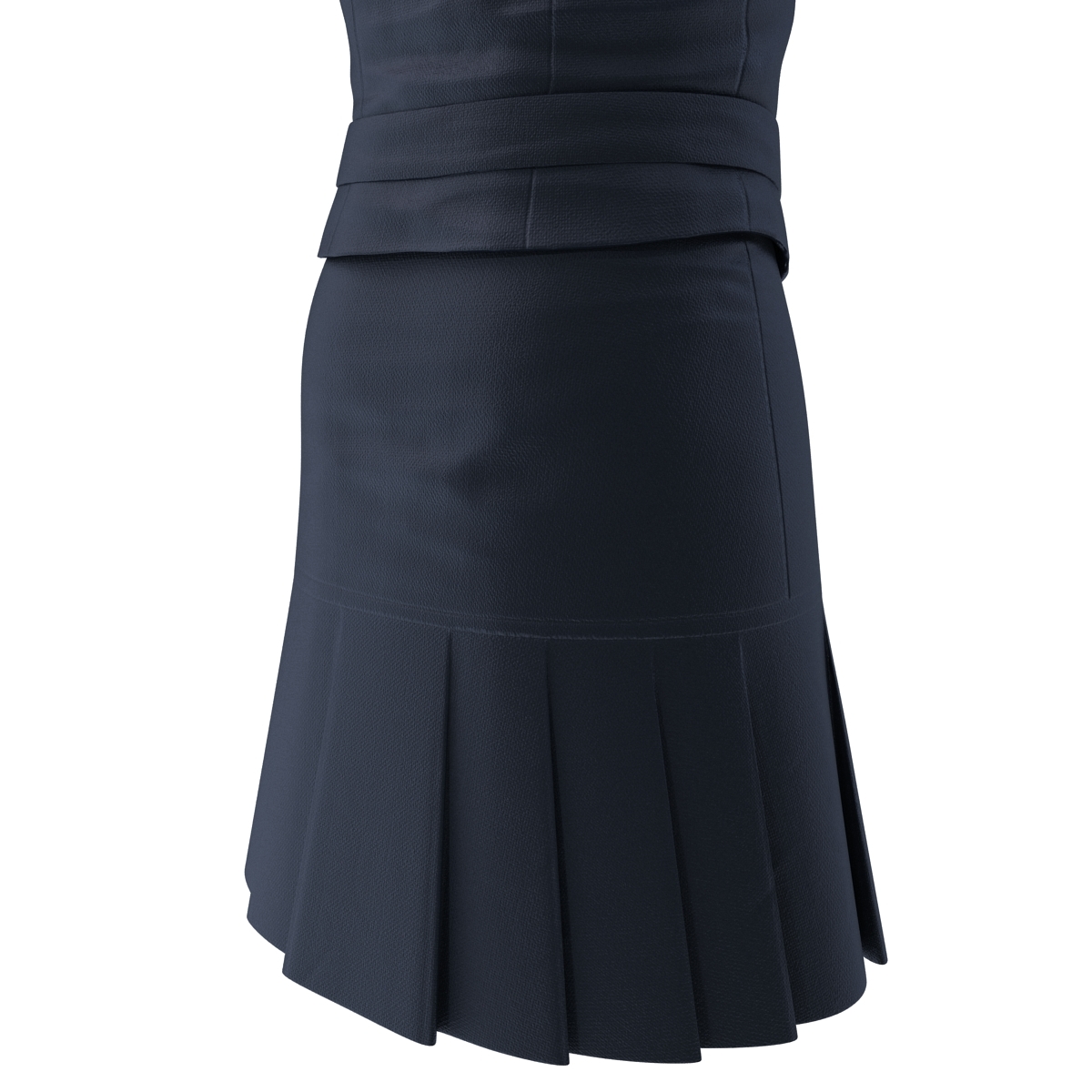 3d model of school uniform