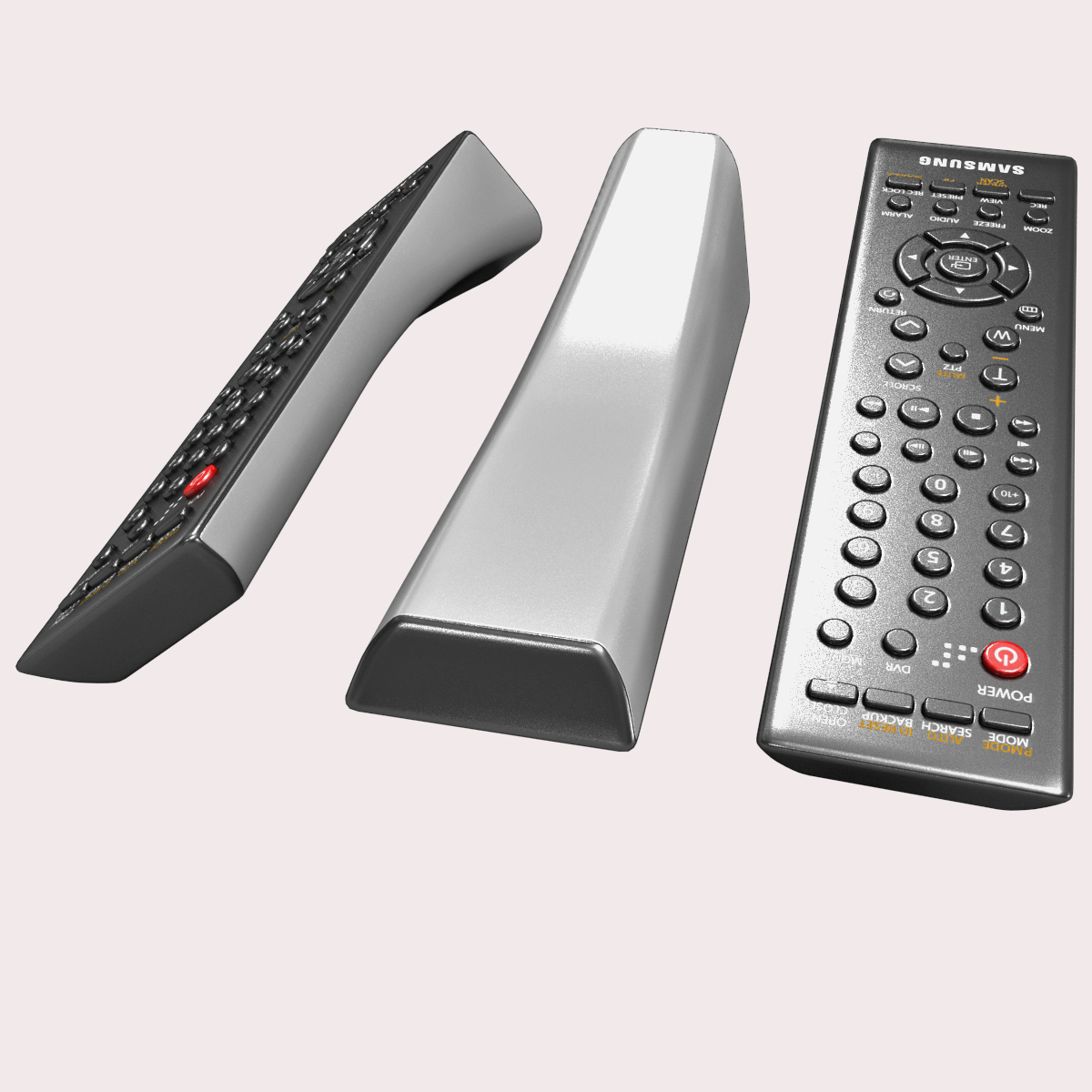 security remote samsung 3d model
