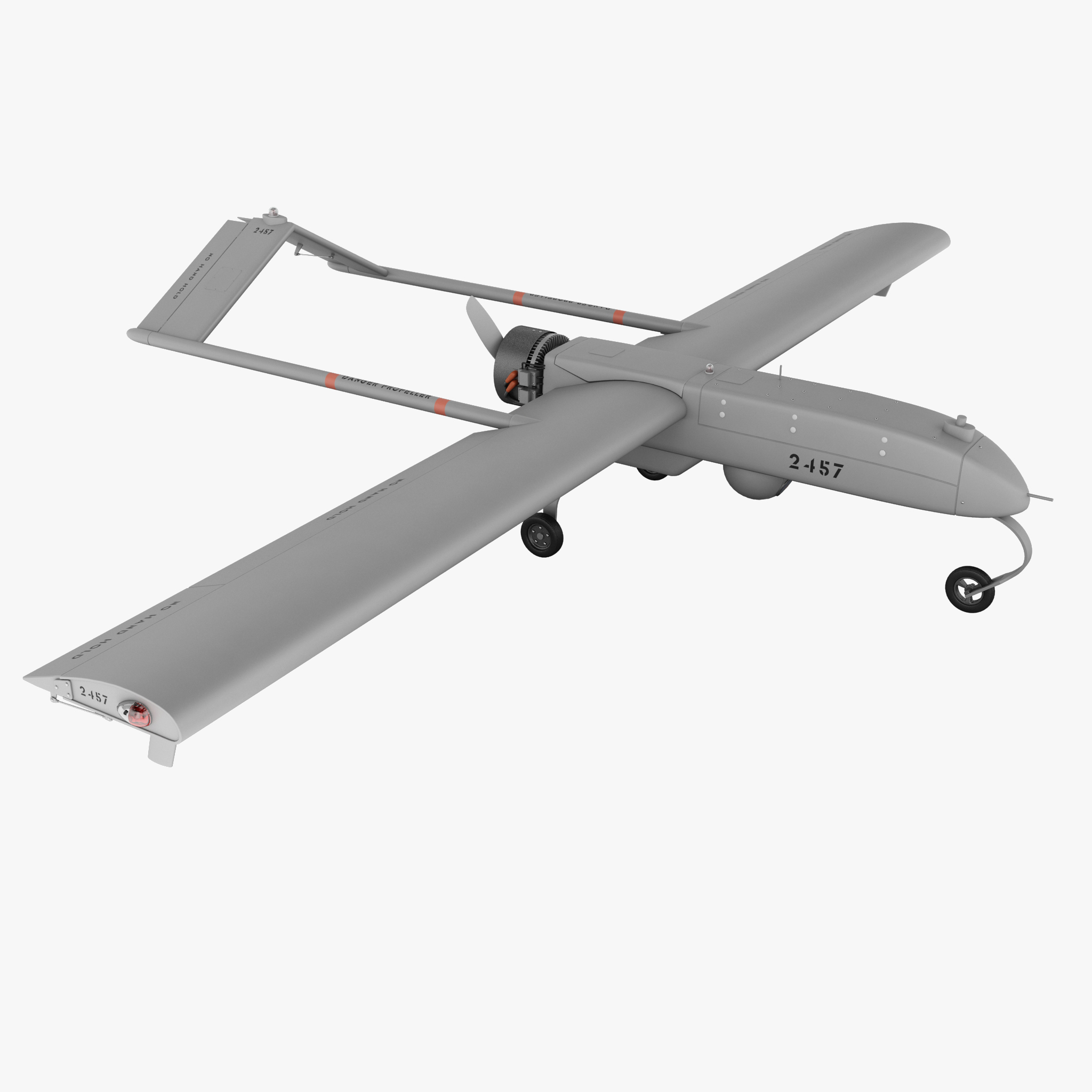 3d model rq-7 shadow unmanned aerial
