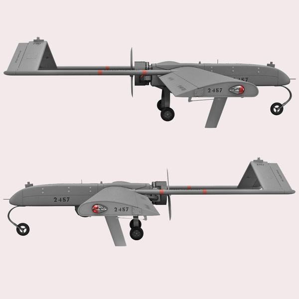 3d model rq-7 shadow unmanned aerial