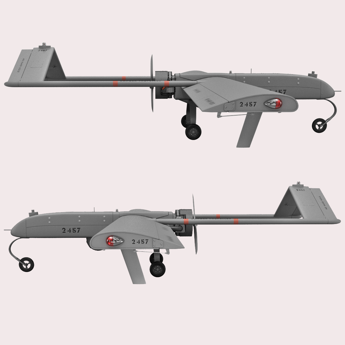 3d model rq-7 shadow unmanned aerial