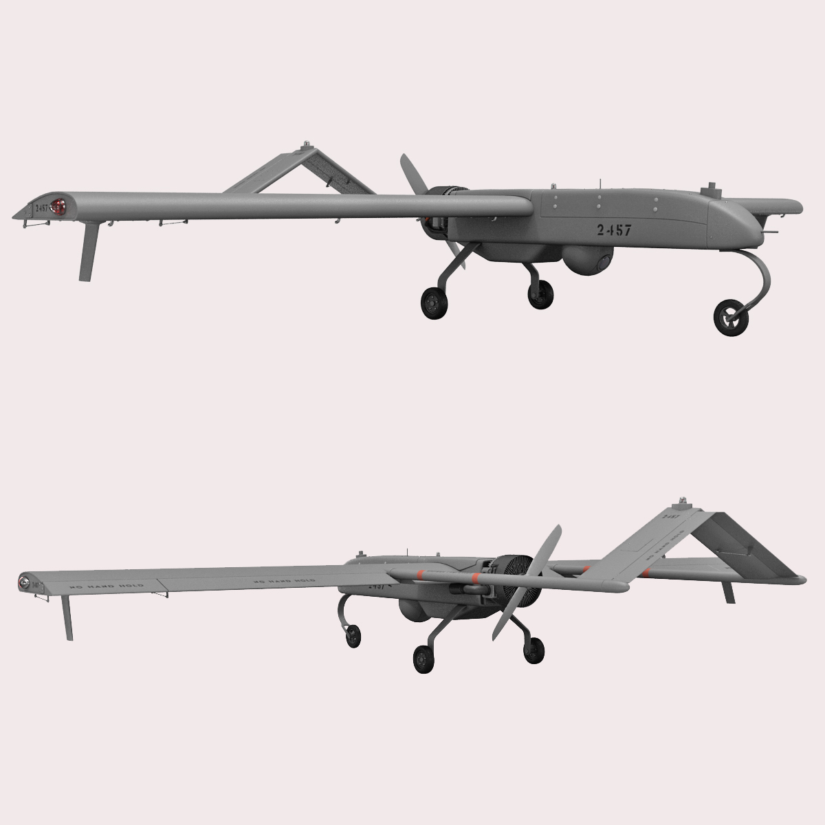 3d model rq-7 shadow unmanned aerial