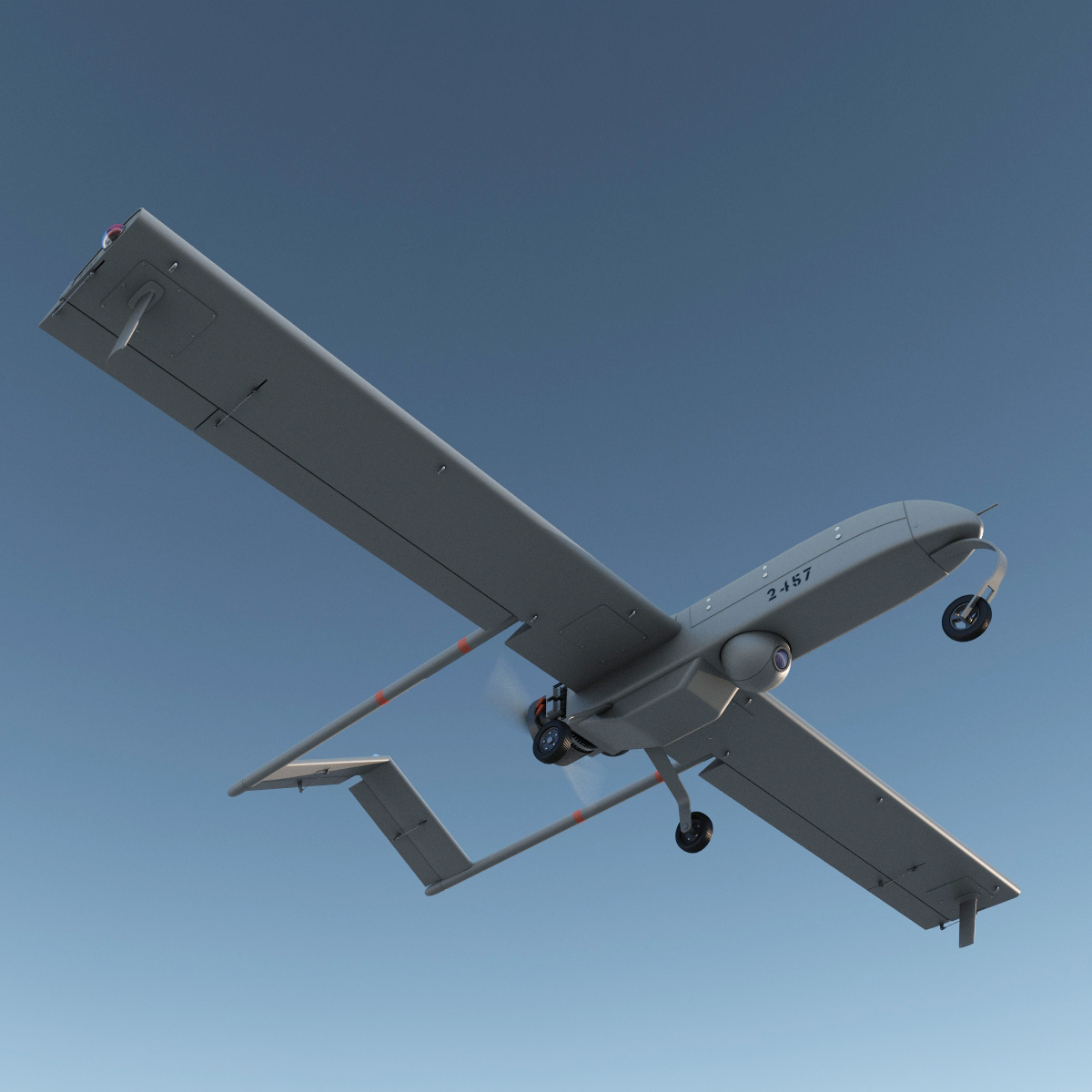 3d model rq-7 shadow unmanned aerial
