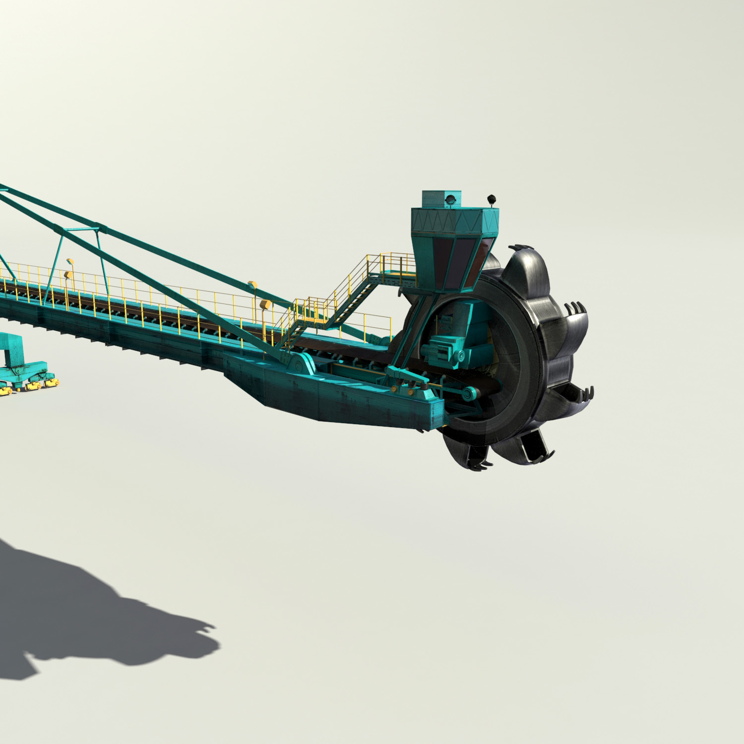 stacker reclaimer 3d max