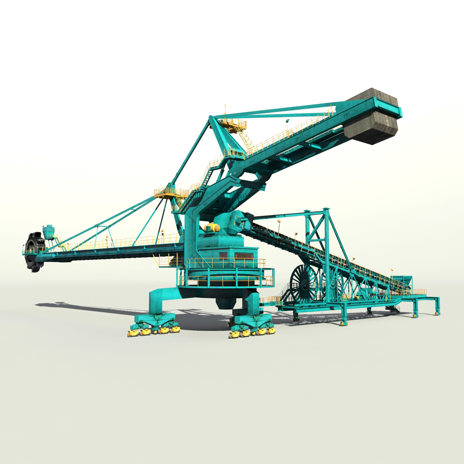 stacker reclaimer 3d max