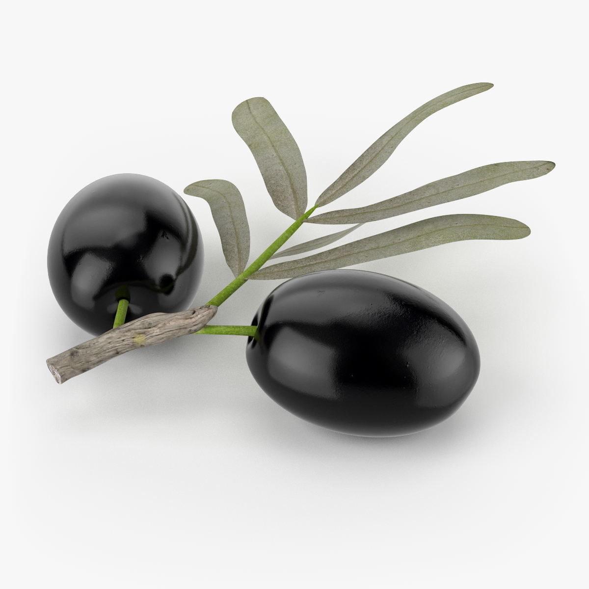 realistic olives real 3d model