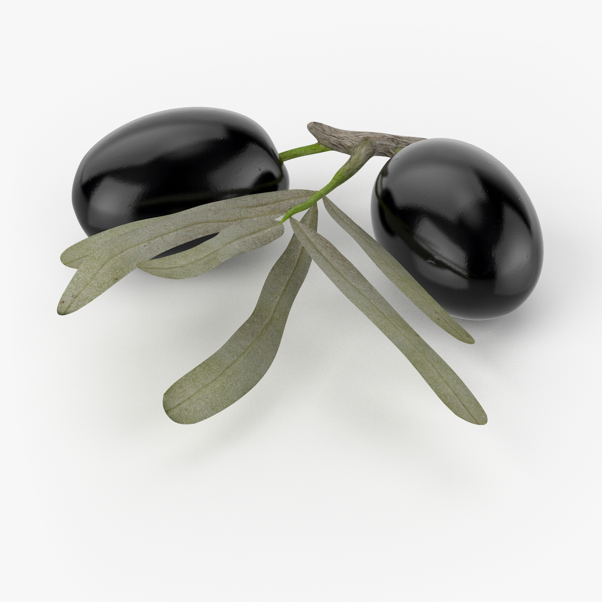 realistic olives real 3d model