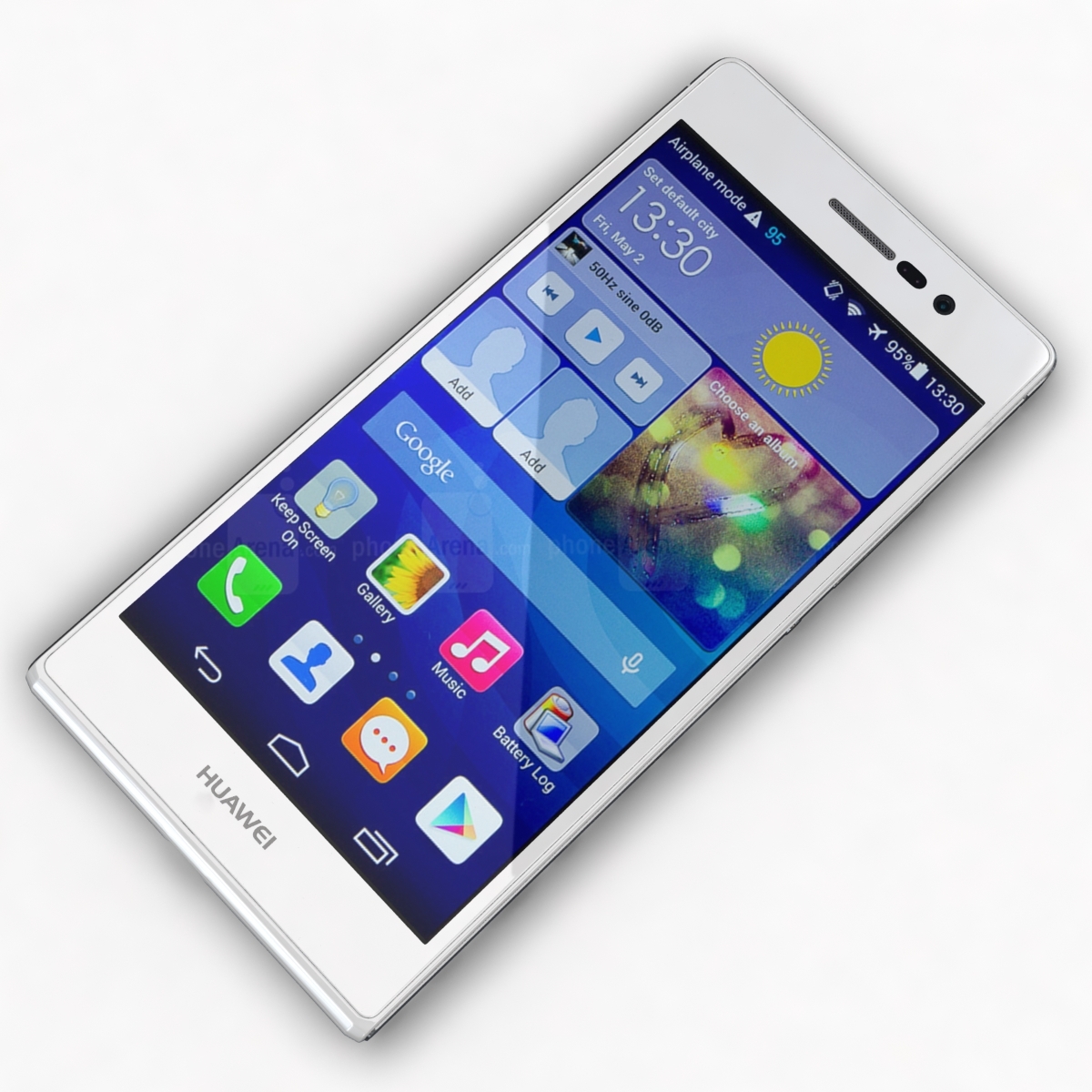 huawei ascend p7 white 3d model