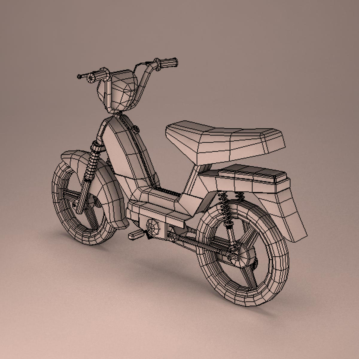 scooter 3d model