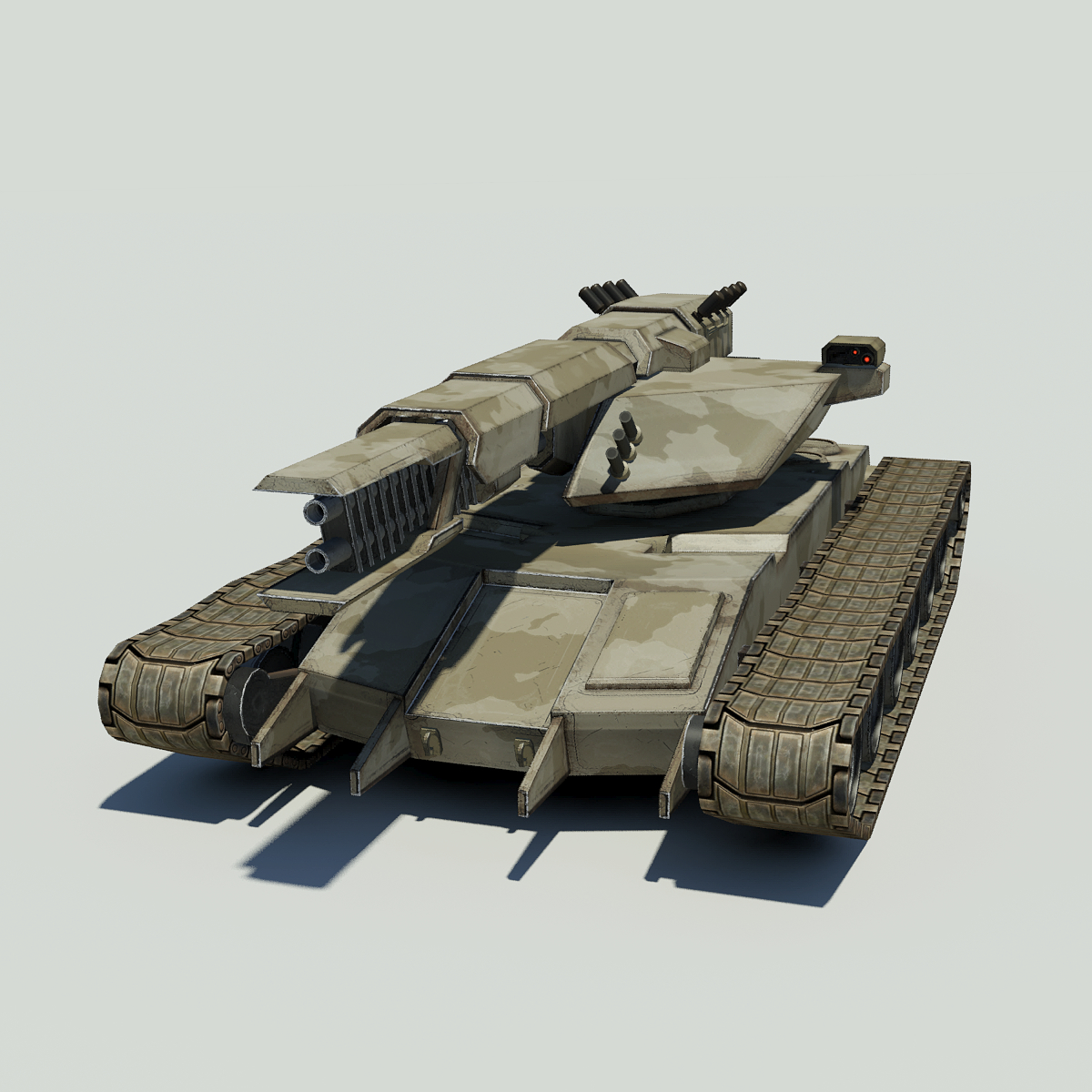 sci fi tank 3d max