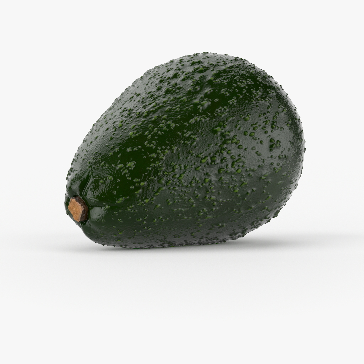 realistic avocado fruit real 3d model