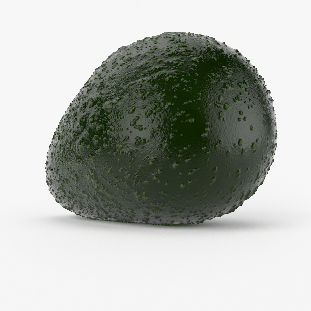 realistic avocado fruit real 3d model