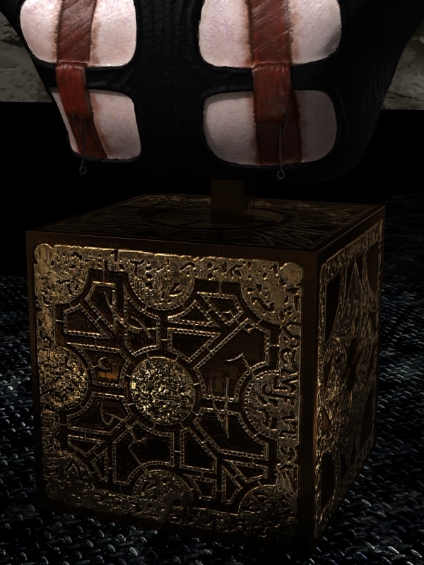 3d model bust pinhead hellraiser