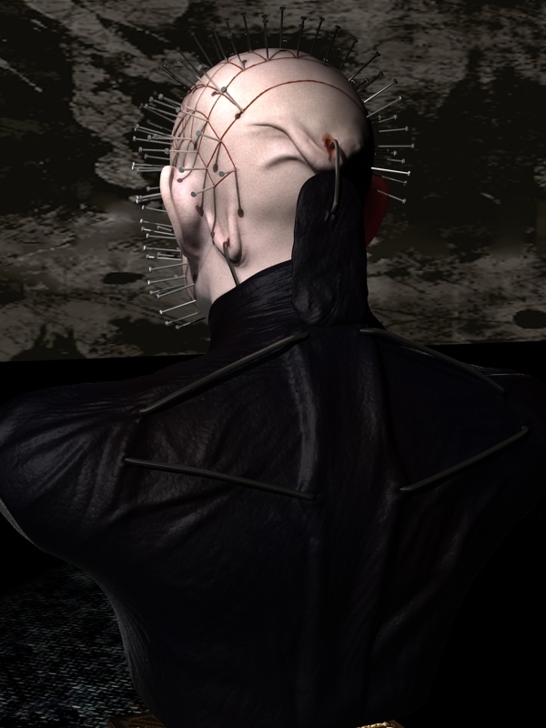 3d model bust pinhead hellraiser