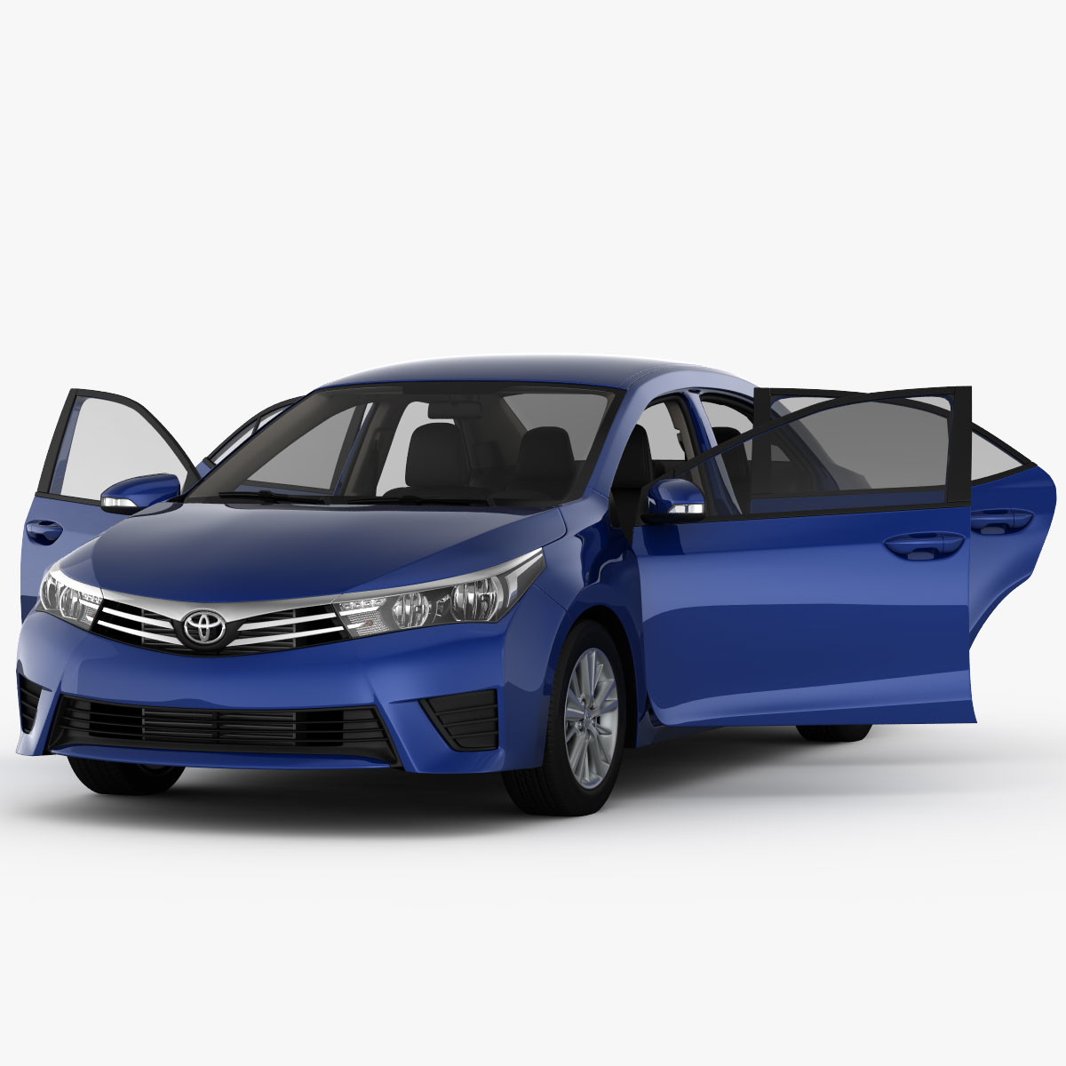 toyota levin sedan 3d max