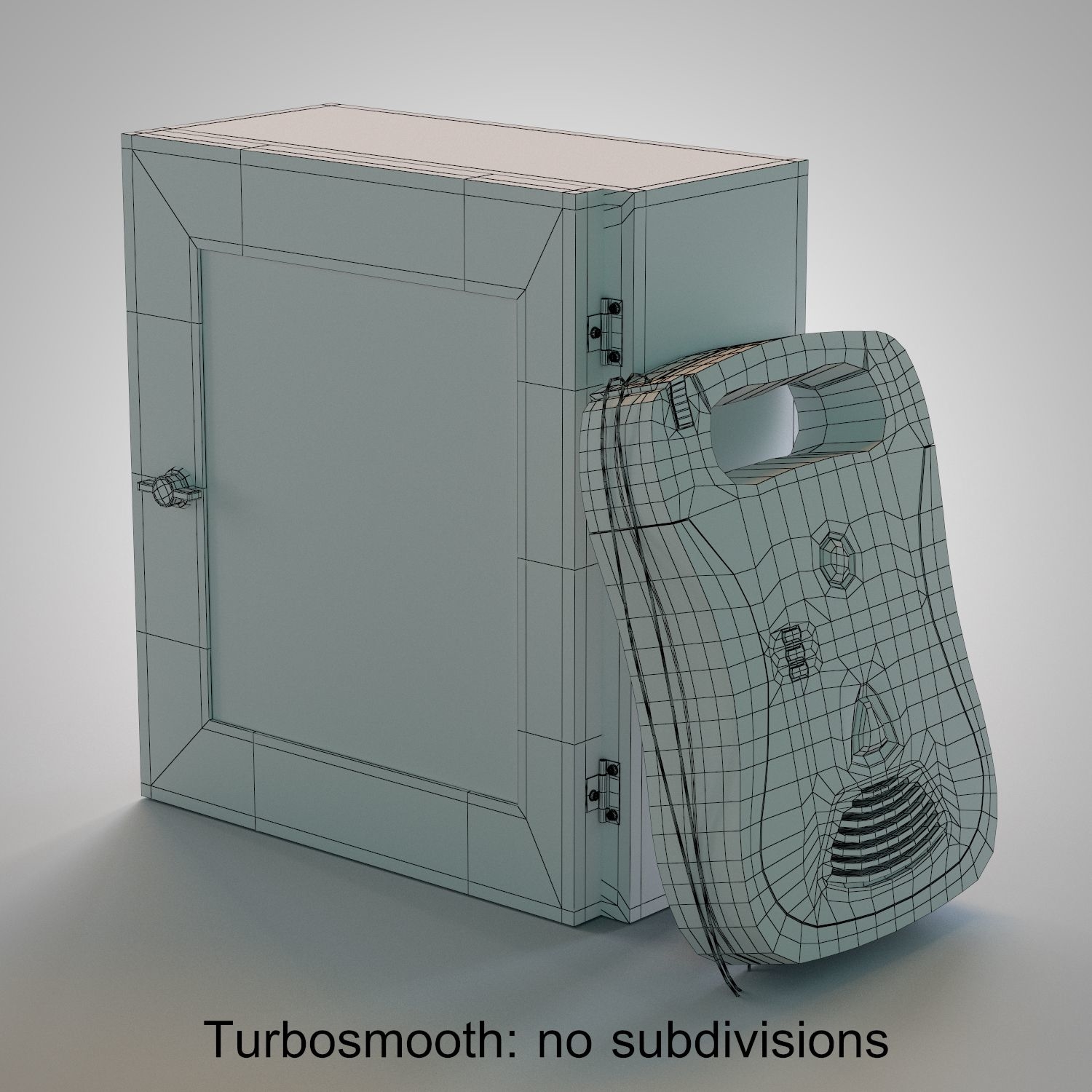 3d automated external defibrillator aed model