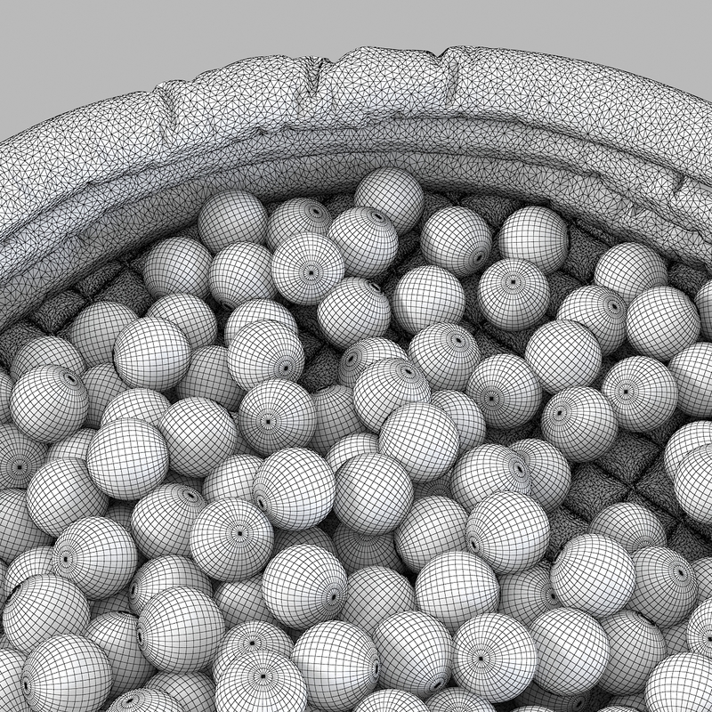 ball pit 3d model