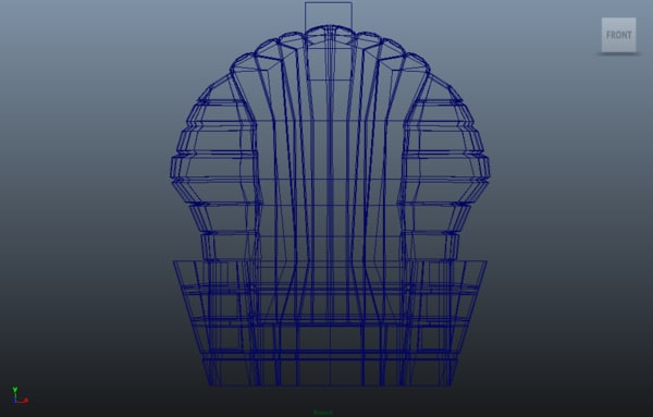 egyptian throne 3d model