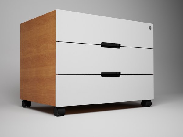3d office cabinet model