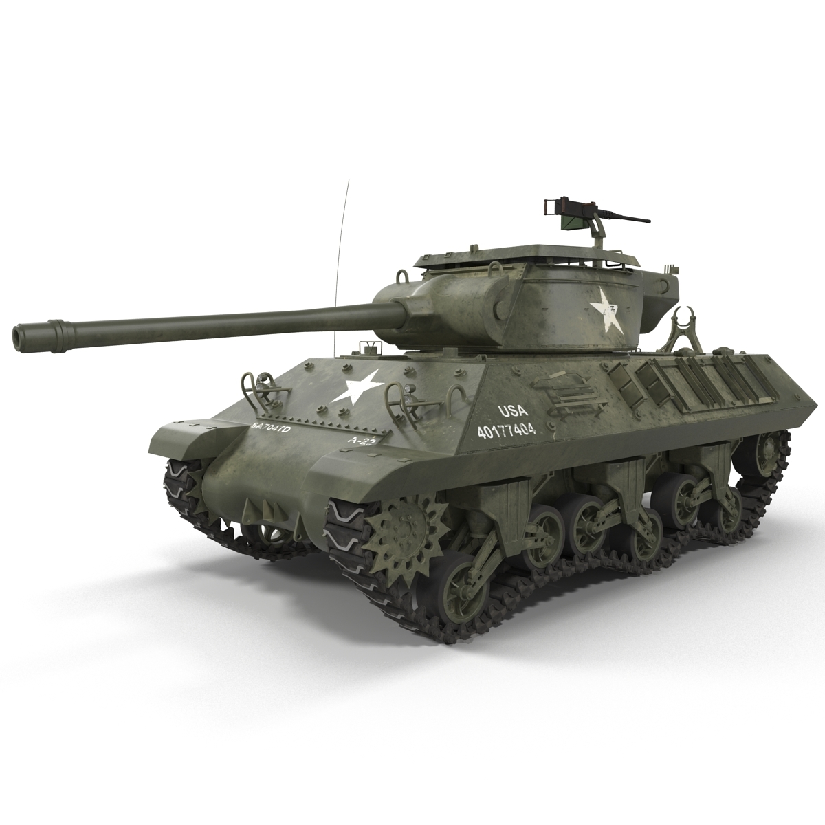 tank destroyer m36 jackson 3d max