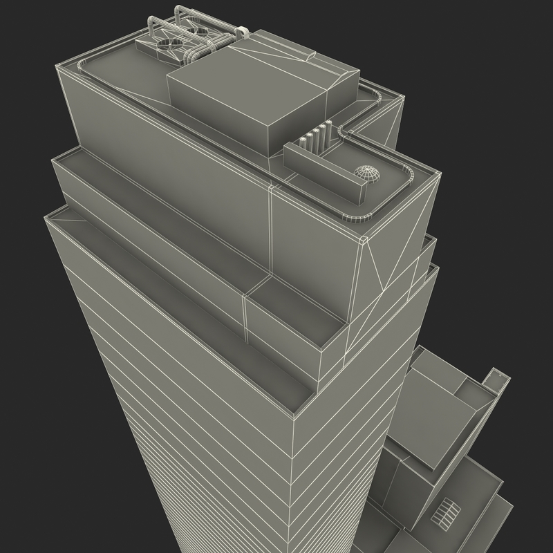 low-poly museum modern art 3d model