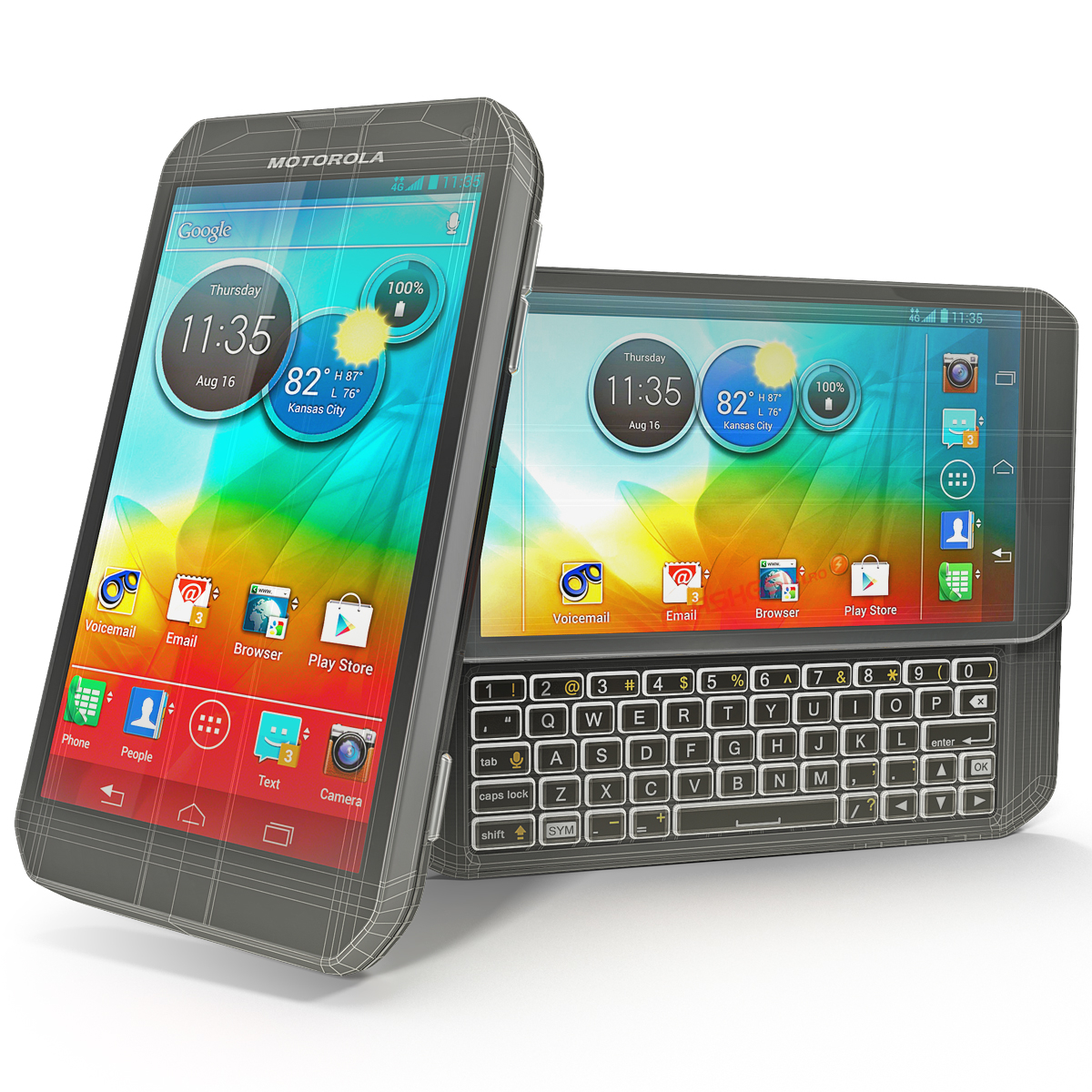 motorola photon q 3d model