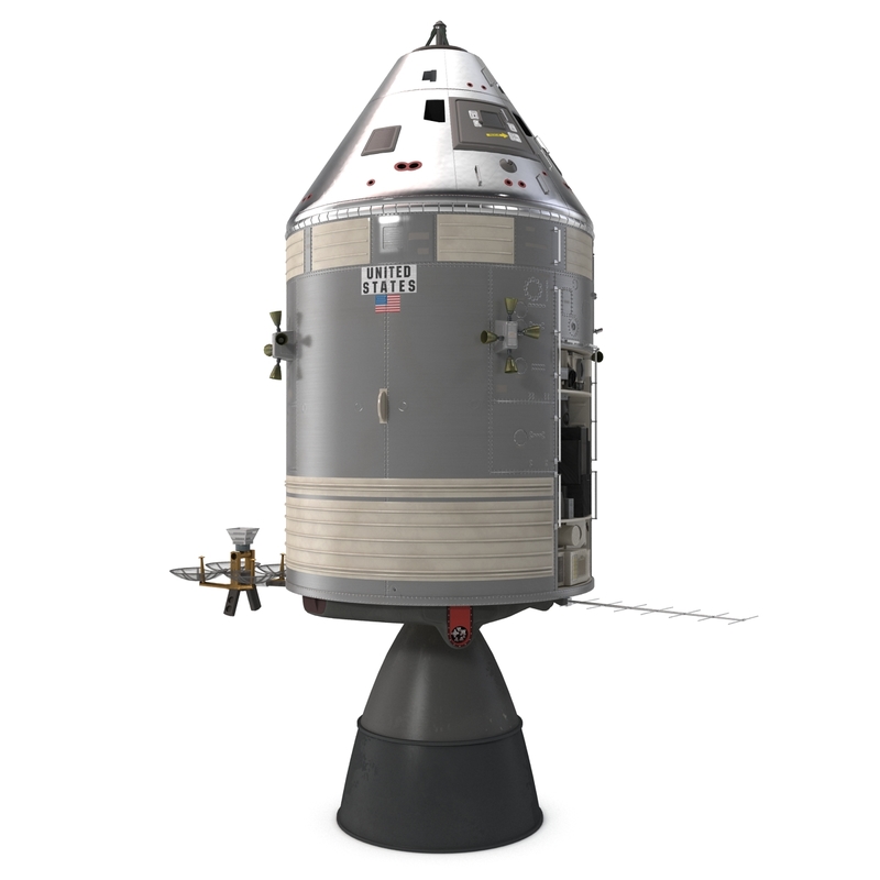 apollo spacecraft 3d model